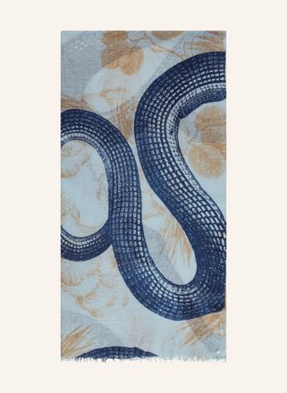 Friendly Hunting Friendly Hunting Cashmere-Schal Garden Eden blau