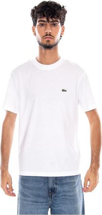 Lacoste Baumwoll-T-Shirt - - Tops - Herren - Wei&szlig; - L