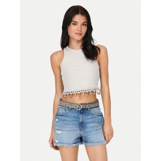 Only Top Shelly 15325019 Wei&szlig; Slim Fit