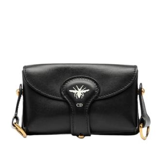 Dior Pre-owned D Bee Saddle Bag - - Pre-owned - Damen - Schwarzk - ONE SIZE