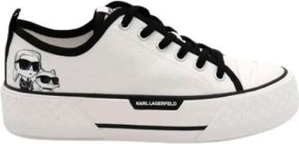 Karl Lagerfeld Femme, Chaussures, Blanc, Taille: 38 EU Kampus Max III Twin NFT Lo Lace