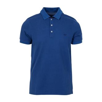 Fay Polo aus Piquet-Stretch - - Tops - Herren - Blau - L