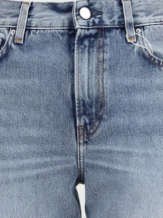 Toteme High-Rise Straight-Leg Denim Jeans - Blue