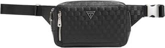 Guess sac banane Torino Bumbag Squared Black noir