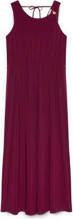 Fiorella Rubino Femme, Robes, Violet, Taille: 44 FR Longue robe en jersey avec d&eacute;collet&eacute; au dos