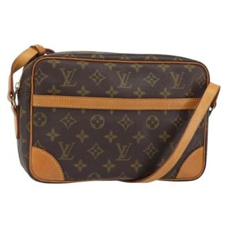 Louis Vuitton Sac bandouli&egrave;re en toile Pre-owned - Femme - Pre-owned - Brun - Taille: ONE Size