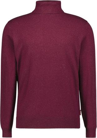 Joop Herren Pullover rot Wolle unifarben