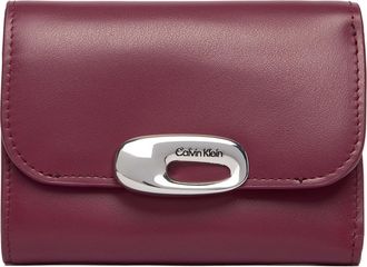 Calvin Klein Geldb&ouml;rse Calvin Klein Hardware Trifold With Zip Pocket LV04F1116G Rosa