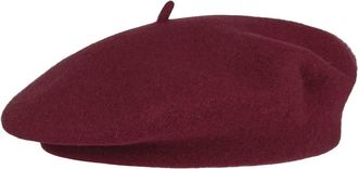 Barascon Kinderbaske Wollbaske Winterbaske Baskenm&uuml;tze Kinder - Made in The EU Herbst-Winter - One Size Bordeaux, 49-53
