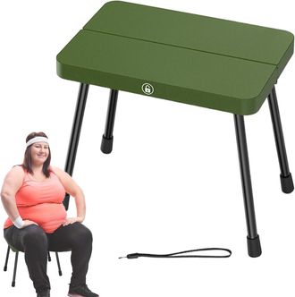 Generico Campingstuhl, zusammenklappbar, tragbarer Outdoor-Stuhl, kompakter Hocker und Bank aus Aluminium f&uuml;r Wandern, Gartenarbeit, Strand, Picknick, Reisen u