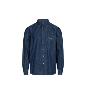 A|X Armani Exchange Chemise jean col classique en coton