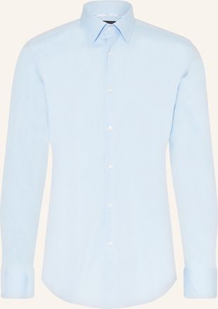 HUGO BOSS Hemd Hank Slim Fit blau