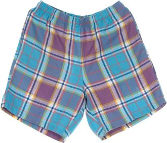 Obey Karierte Aqua Multi Shorts Elastischer Bund - - Shorts - Herren - Mehrfarbig - S
