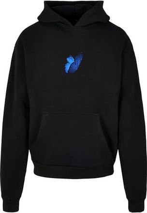 Mister Tee Sweat &agrave; Capuche Unisexe Le Papillon Heavy Oversize, Noir, M