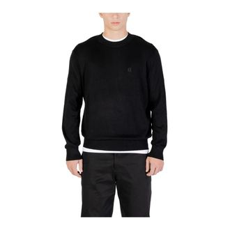 A|X Armani Exchange Homme, Pulls, Noir, Taille: 2XL Pull Tricot Col Rond Manches Longues