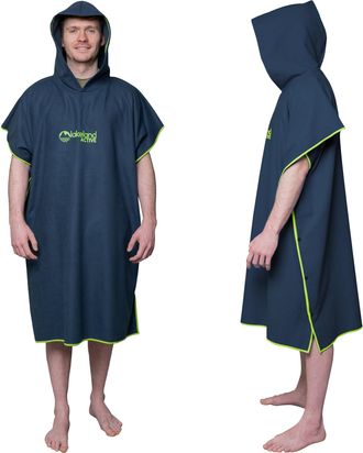 Lakeland Footwear Patterdale Poncho-Handtuch mit Kapuze - Marineblau - Erwachsene