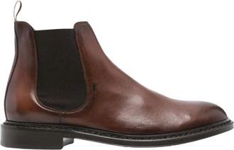 Rolando Sturlini Sturlini, Homme, Chaussures, Brun, Taille: 44 EU Bottines Chelsea Basses en Cuir