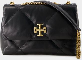 Tory Burch Kira Diamond Quilt Small Convertible Tasche - Tory Burch - Leder - Schwarz