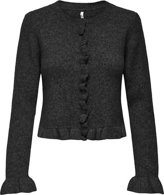 Only Onlrima Life Ls Frill Button Cardig KNT