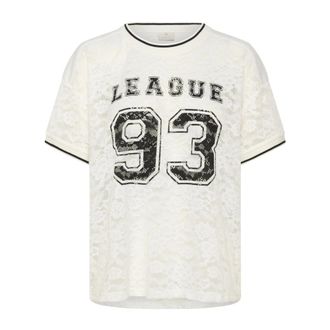 Kaffe Femme, Tops, Blanc, Taille: 36 FR T-Chemises