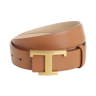 Tod's Ceinture r&eacute;versible en cuir T Timeless - Femme - Accessoires - Multicolore - Taille: 75 CM