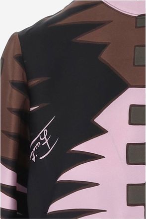 Emilio Pucci Valdimontone Print Silk Twill Shirt - Multicolor