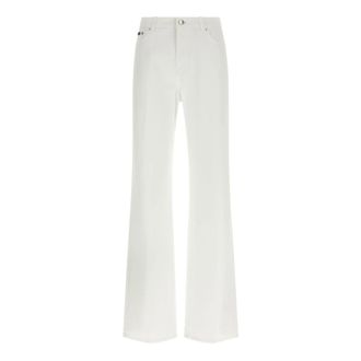 Dolce & Gabbana Femme, Jeans, Blanc, Taille: 42 FR Jean en denim