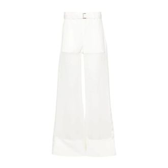 sacai Damen, Hosen, Wei&szlig;, MGr&ouml;&szlig;e