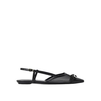 Stuart Weitzman Femme, Chaussures, Noir, Taille: 36 1/2 EU Ballerines Slingback Noires avec