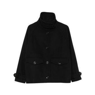 Sessun Lee Wooly - Femme - Vestes - Noir - Taille: 36 FR