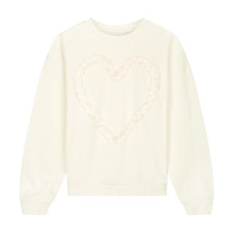 Fab By Fabienne Chapot Archie Heart Sweater - - Sweatshirts & Hoodies - Damen - Beige - 2XL