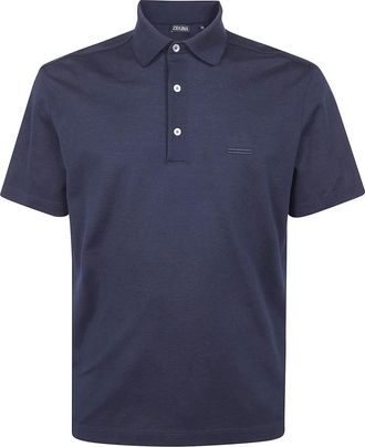 Ermenegildo Zegna Homme, Tops, Bleu, Taille: XL Z Lux Leisurewear T-shirt