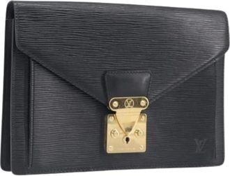Louis Vuitton Sac pochette vintage doccasion - Femme - Pre-owned - Noir - Taille: ONE Size