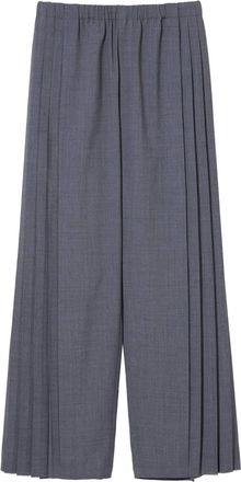 Undercover pantalon à empiècement plissé - Gris