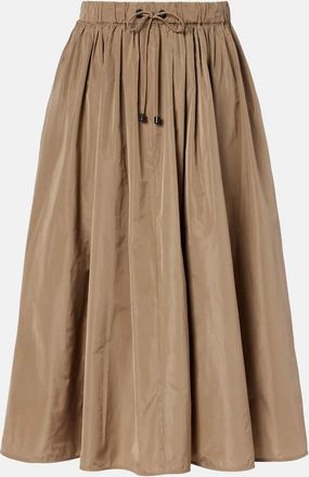 Max Mara Midirock Lonza aus Taft