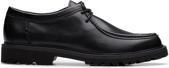 Clarks Unisex Berwick Seam Shoes, Black Leather, 42 EU