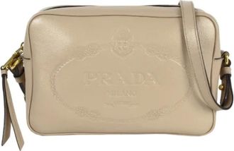 Prada Pre-owned Sac bandouli&egrave;re 1Bh089 - Femme - Pre-owned - Beige - Taille: ONE Size