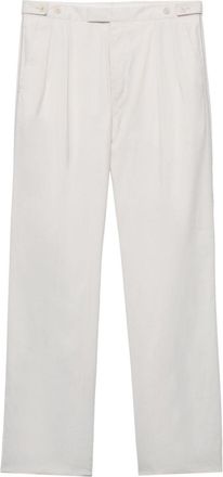 Prada Hose mit weitem Bein - Weiß