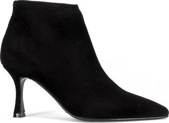 Sangiorgio Bottines pour femme CROQUET SUEDE NOIR en daim noir - 4059 DAIM NOIR - Taille 34, Noir, 38 EU