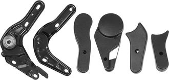 Cabilock 6 Stück Teiliges Stuhlwinkel zubehör aus Kunststoff und Eisen Praktische Verstellbare Gaming Stuhl Versteller Langlebige Mehrwinkel einsteller für Zoc