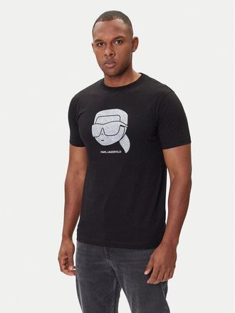 Karl Lagerfeld T-Shirt 755066 554242 Schwarz Regular Fit