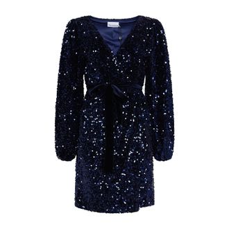 Noella Teagan Wickelkleid in Blau