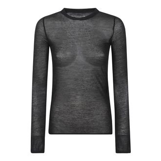 Majestic Filatures Schwarze Micromodal Cashmere T-shirts Polos - - Tops - Damen - Schwarzk - S