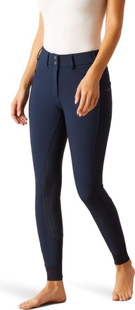 Ariat Womens Prelude 2.0 Full Seat Riding Breech in Navy Eclipse, Size 46, by Ariat