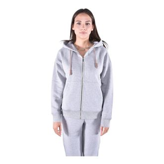 Max Mara Kapuzen-Sweatshirt mit Kordelzug - - Sweatshirts & Hoodies - Damen - Grau - M