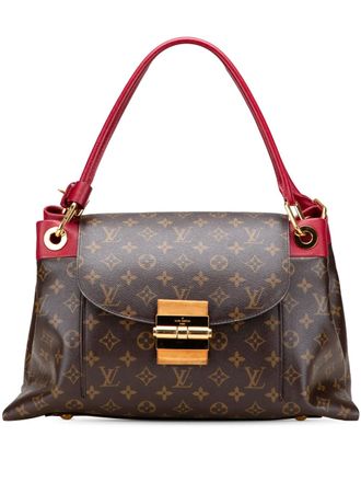Louis Vuitton sac porté épaule monogrammé Olympe MM (2012) - Marron