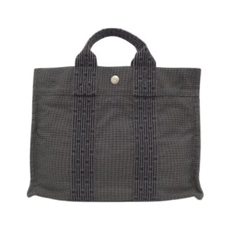 Herm&egrave;s Pre-owned Toile sacs-main - Femme - Pre-owned - Noir - Taille: ONE Size