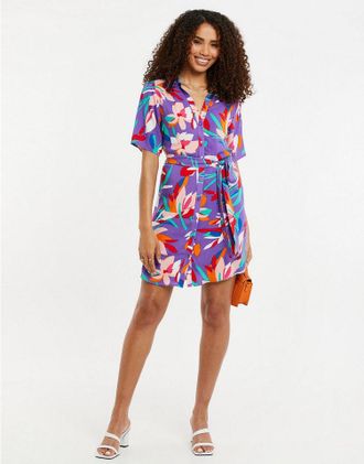 Threadbare Sommerkleid THB Tyler (1-tlg) mit farbenfrohem Allover-Muster