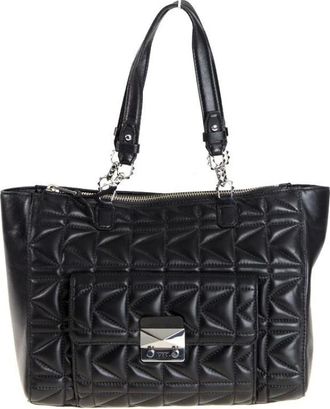 Karl Lagerfeld Femme, Sacs, Noir, Taille: ONE Size Shopping Quilted K
