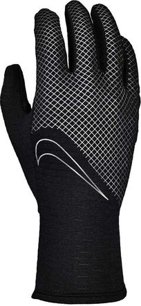 Nike Nike 360 Womans Sphere Running Gloves Damen Handschuhe aus Polyester Elasthan und Baumwolle in der Farbe Black-Black-Silver Gr. XS, N.100.1592.082.XS
